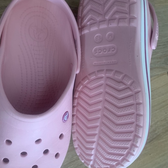 CROCS | Shoes | Crocs Pink Sandals With Ventilation And Textured Sole ...